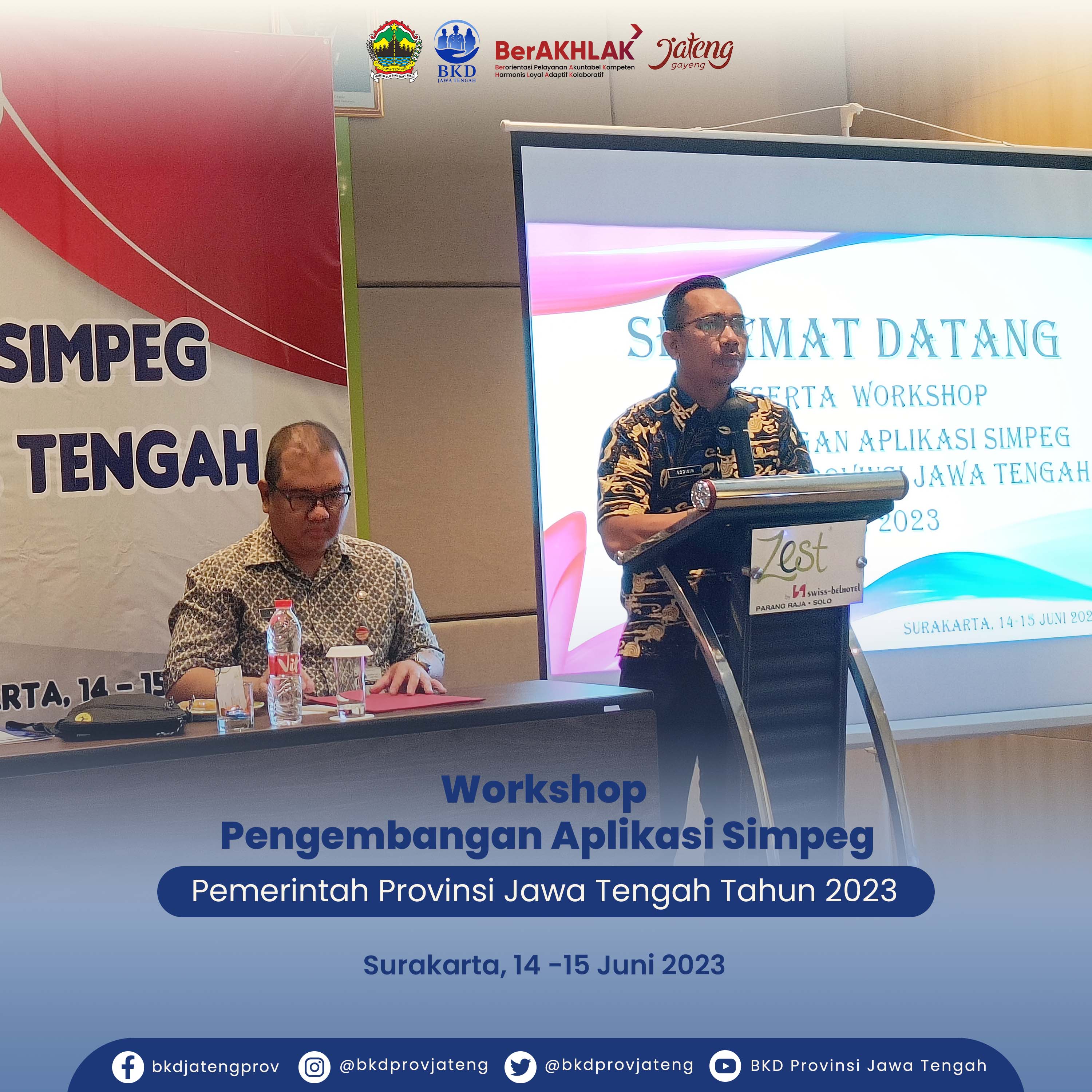 Workshop Pengembangan Aplikasi Simpeg Pemerintah Provinsi Jawa Tengah ...